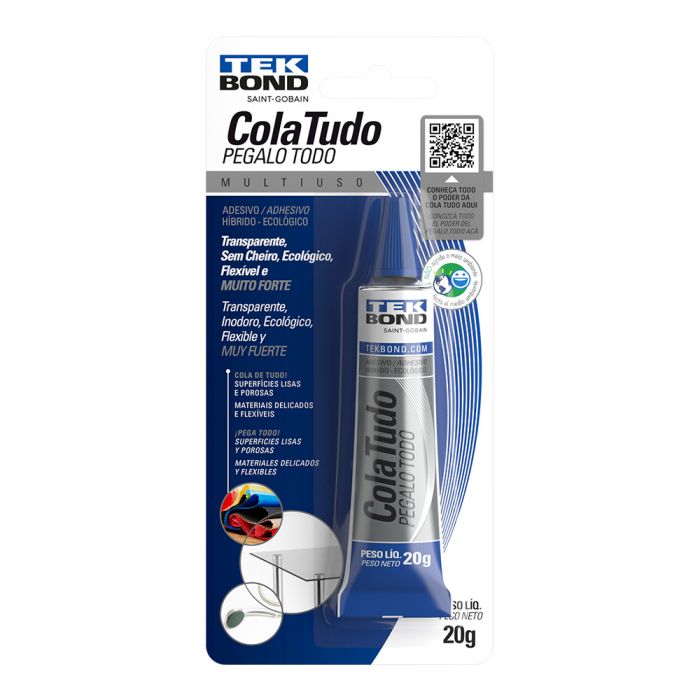 Cola Tudo Tek Bond 20g - Armarinho Ivo